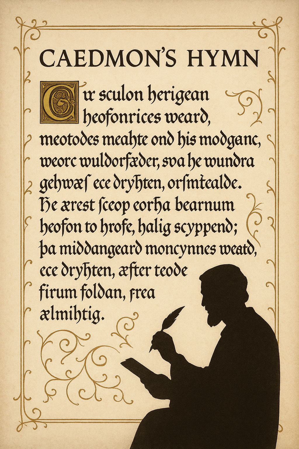 Summary of Caedmon's Hymn