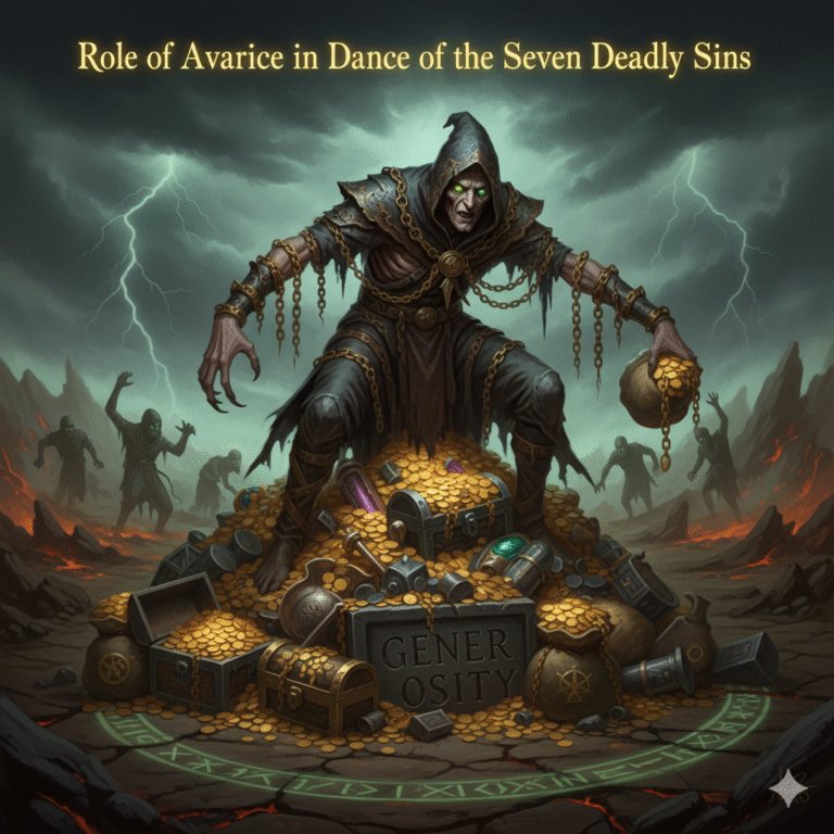 Role of Avarice in Dance of the Seven Deadly Sins